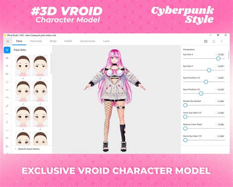 3d vroid character 3d model commission vtuber model streamer