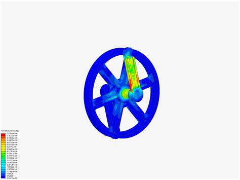 Simulation Of A Crank Assembly Copy By Afurigay Simscale