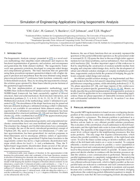 Pdf Simulation Of Engineering Applications Using Isogeometric Analysis