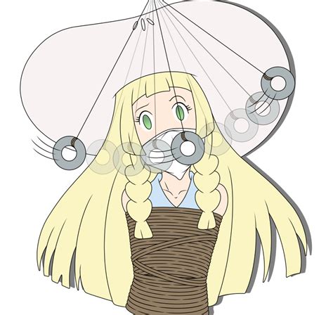 Hypnohub Blonde Hair Bondage Collarbone Empty Eyes Femsub Green Eyes Hat Lillie Pokemon