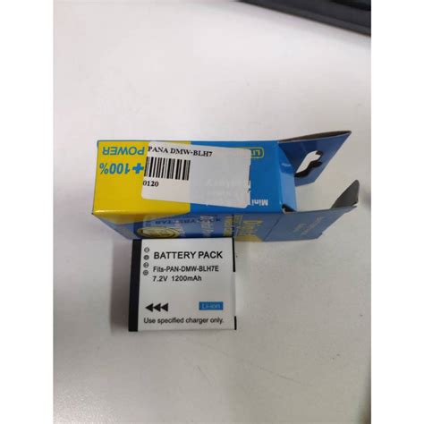 แบตเตอรี่กล้อง Panasonic Camera Battery รุ่น Dmw Blh7 Blh7e For Panasonic Lumix Dmc Gm1 Gm1k