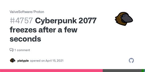 Cyberpunk 2077 Freezes After A Few Seconds · Issue 4757
