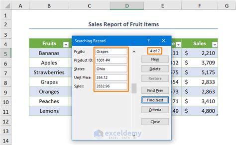 How To Create A Database With A Form In Excel ExcelDemy