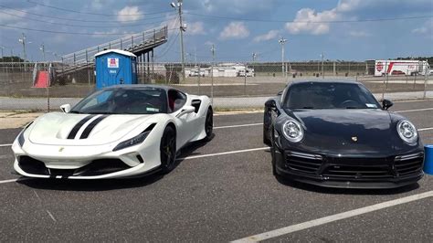 Ferrari F8 Tributo Takes On A Porsche Turbo S In This Super Sports Car