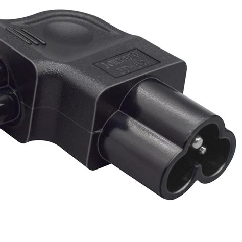 Iec320 C6 To C5 Power Adapter C6 3 Pin To C5 3 Hole Conversion Plug Reinforced Ebay