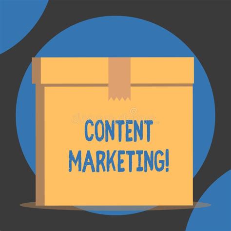 Handwriting Text Content Marketing Concept Meaning Involves The