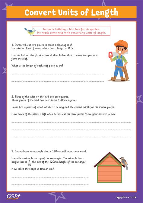 Convert Units Of Length Problems Foundation Year 5 Cgp Plus