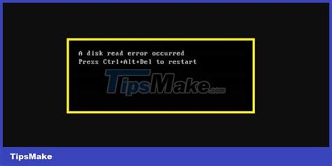 a disk read error occurred when installing windows how to