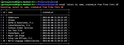 project rails db the ruby toolbox