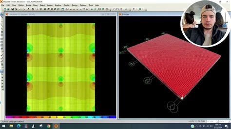 Sap2000 Rc Raft Mat Foundation Analysis And Design Ex1 Part2 Youtube