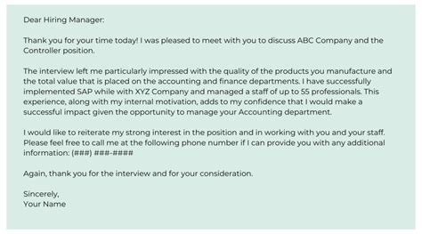 Follow Up Email After The Interview Interview Resource Guide AMBRION Experienced Search