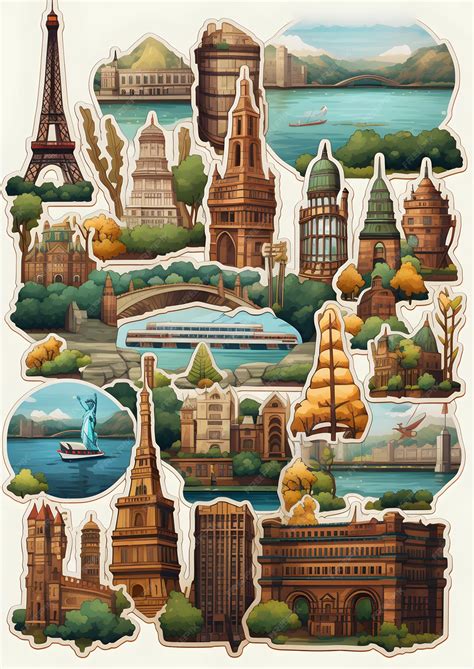 Premium Ai Image Architecture Stickers