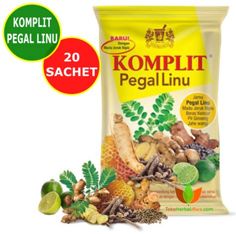 Sidomuncul Jamu Komplit Pegal Linu Jeruk Nipis 20 Sachet Obat Pegal