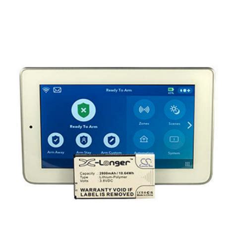 Adt Command Wireless Touchscreen Replacement Battery Zions
