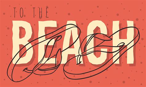 플립 퍼 슬리퍼 비치와 비치 여름 디자인 신발 손으로 그린 라인 아트 그림 계절에 대한 스톡 벡터 아트 및 기타 이미지 계절