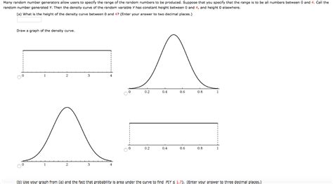 Solved Many Random Number Generators Allow Users To Specify