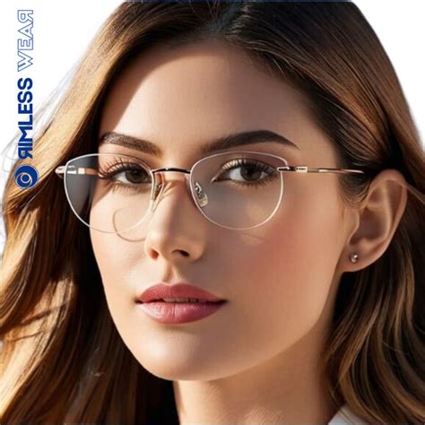 Custom Rimless Eyeglasses Frameless Spectacles For Men And Women