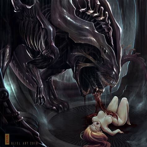 Xenomorph Alien Drawn By Uliel Danbooru
