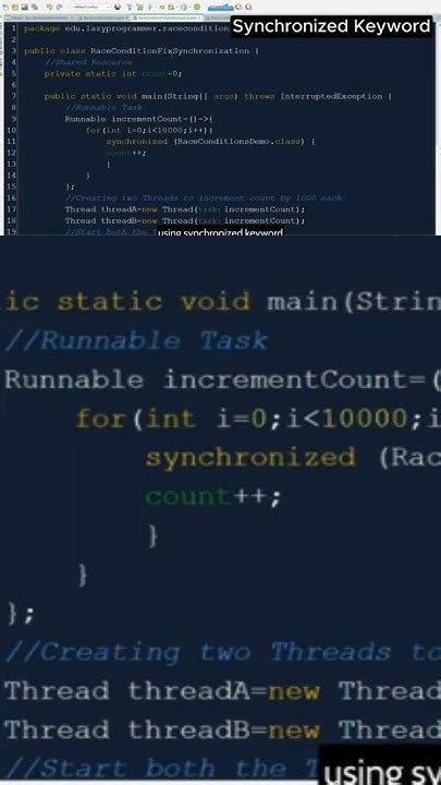 How To Fix Race Condition Java Interview Multithreadinginjava Youtube