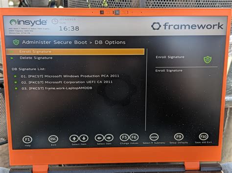 Framework 16 Bios Screens Framework Laptop 16 Framework Community