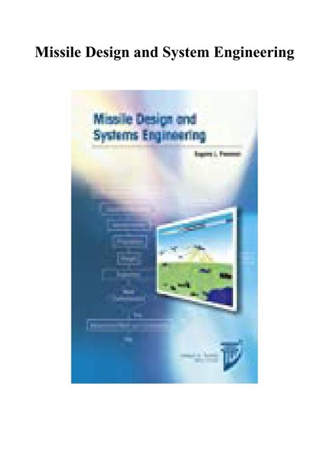 PDF Missile Design And System Engineering