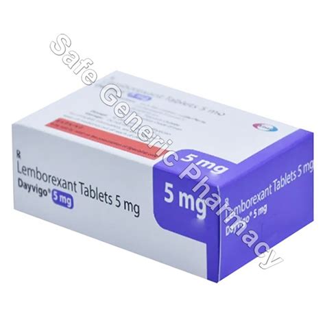 Dayvigo 5mg Uses Dosage Side Effects And Reviews Sgp