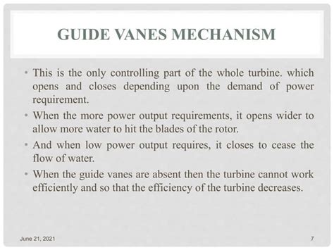 Axial Flow Reaction Turbines Kaplan Turbine Ppt