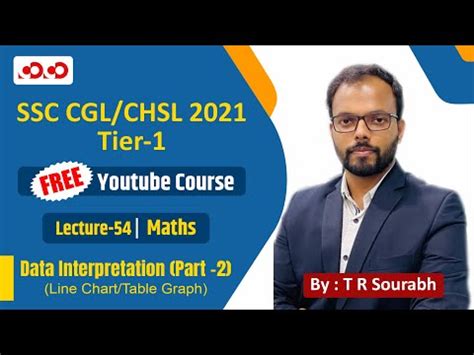 Data Interpretation Part Line Chart Table Graph Video Lecture Crash Course For SSC