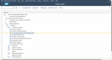 Sap Mm Enterprise Structure