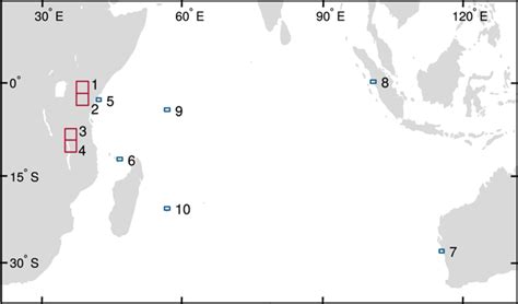 Grid Cells Of Cesm1 Containing The Sites Of The Proxy Based Download Scientific Diagram