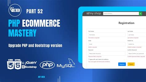 Part 52 How To Upgrade Bootstrap And Php Versions In Your Ecommerce Project Step By Step Guide
