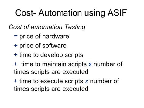 Software Testing Application And Script Independent Automation Framework The Need For Data