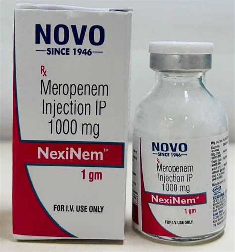 Meropenem Injection 1gm At ₹ 105vial In Mumbai Id 2855632045691
