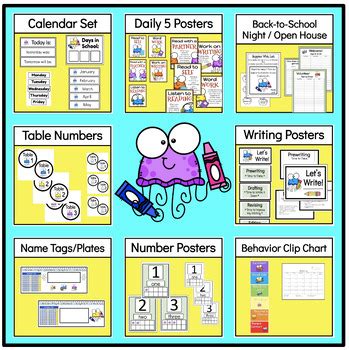 Jellyfish Theme Classroom Classroom Decor Resources By That Fun Teacher