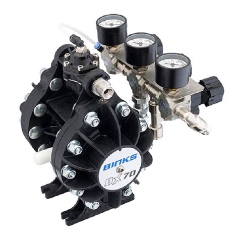 Pompa De Aer Cu Diafragma De Vilbiss Binks 11 7 Bar 42 Lmin