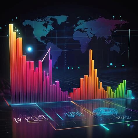 Navigating Growth Business 3d Tablet With Virtual Financial Arrows Premium Ai Generated Image