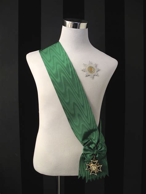 Saxony Order Of The Rue Crown Royal Sash Prince Sash King Sash