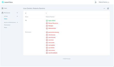 Github Codehero Mxnova Permission Tool A Laravel Nova Tool For