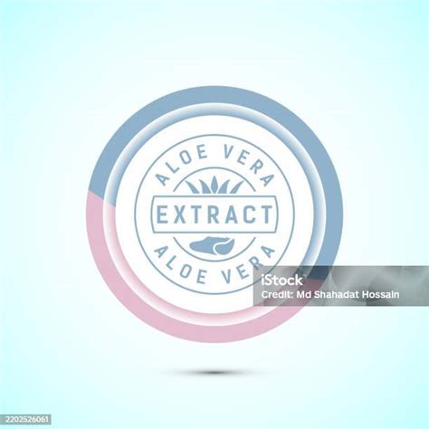 알로에 베라 추출물 아이콘 디자인 그림 제품 포장을 위한 알로에 베라 배지 라벨 파스텔 컬러 버튼 디자인 건강관리와 의술에 대한 스톡 벡터 아트 및 기타 이미지 Istock