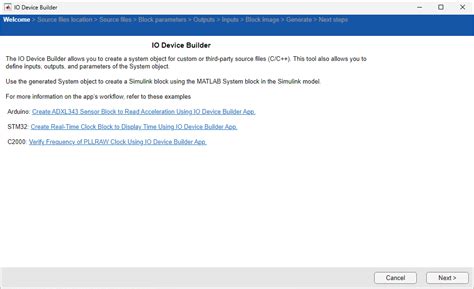 Get Started With Io Device Builder Matlab And Simulink
