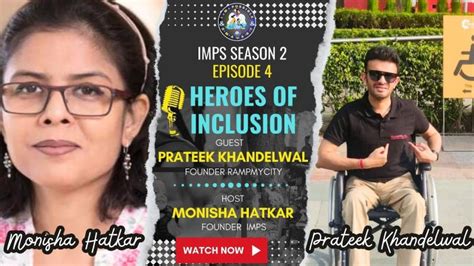Keya Hatkar On Linkedin Episode 4 Heroes Of Inclusion Prateek