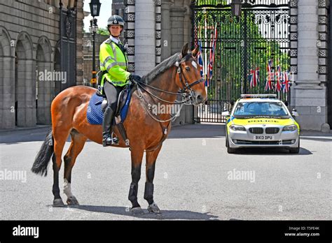 Female London Wpc British Metropolitan Police Woman Officer Horseback