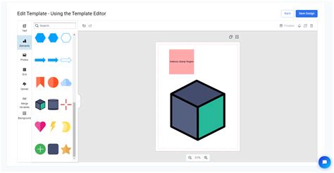 creating templates using template editor