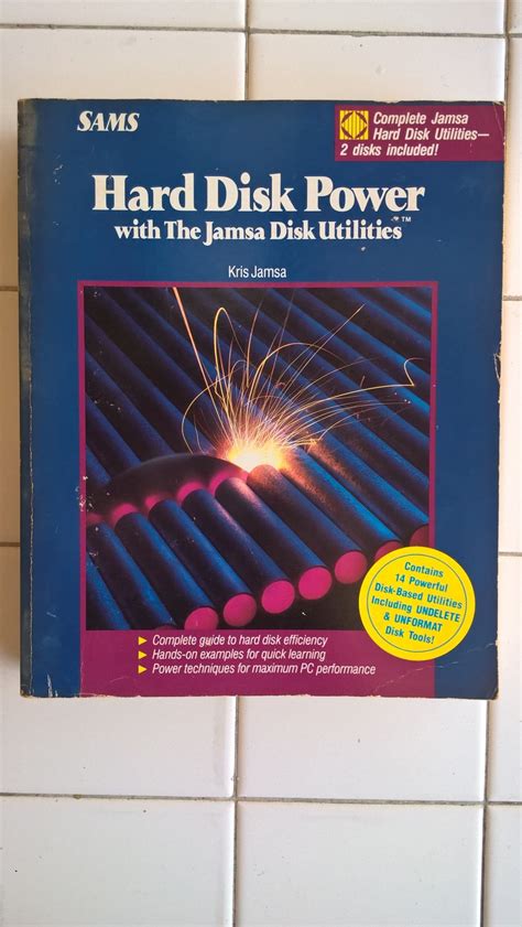 Hard Disk Power W Jamsa Utilities Disks First Edition 1990 Book Sams