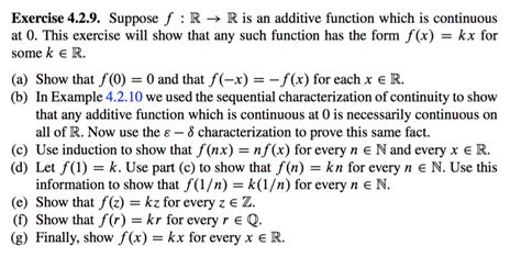 Solved Suppose F R Rightarrow R Is An Additive Function Chegg Com