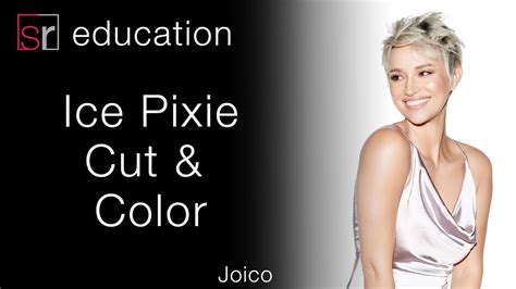Ice Pixie Cut And Color Joico Youtube