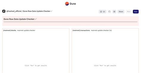 Dune Raw Data Update Checker