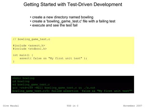 Test Driven Development In C Pdf