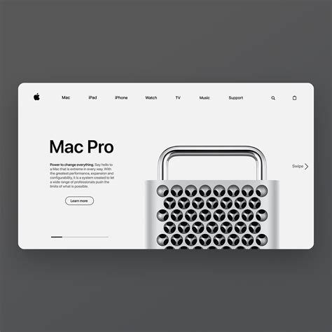 Apple Web Design On Behance