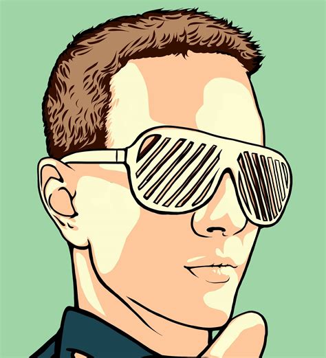 Человек в очках рисунок 77 фото